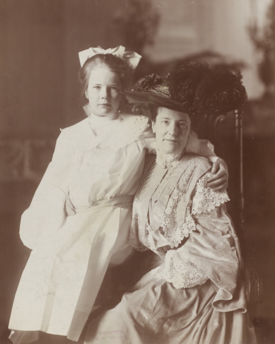 Print: Edith Kermit Carow Roosevelt, Seated, Three-Quarter Length ...