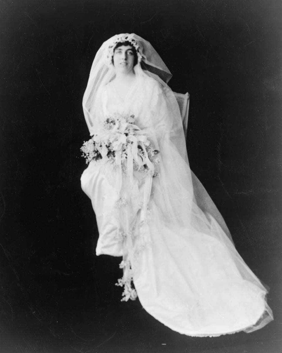 Print: Eleanor Randolph Wilson, Full-Length Portrait, Seated, Facing ...