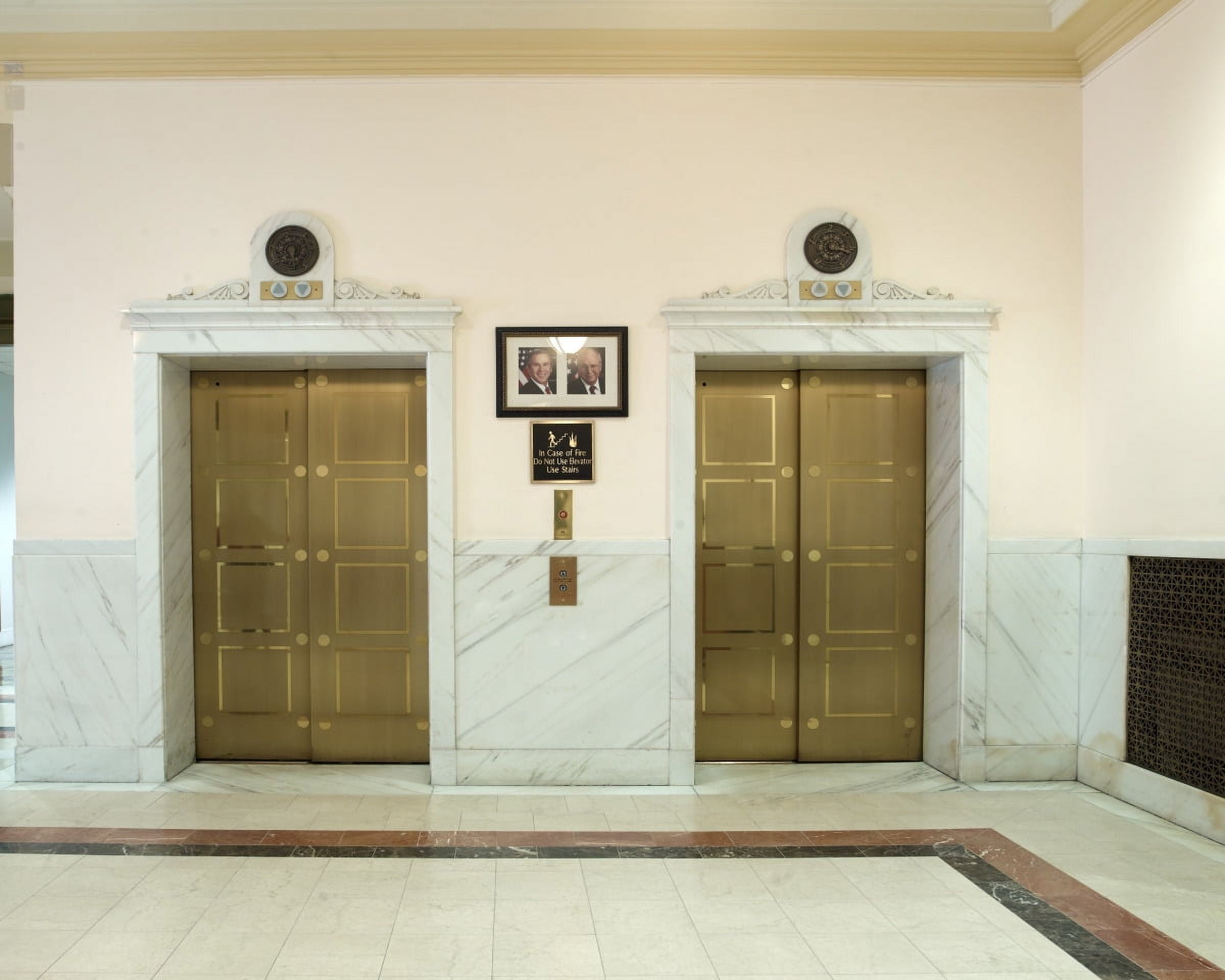 Print: Elevator Doors, Federal Building And U.S. Custom House, Denver ...