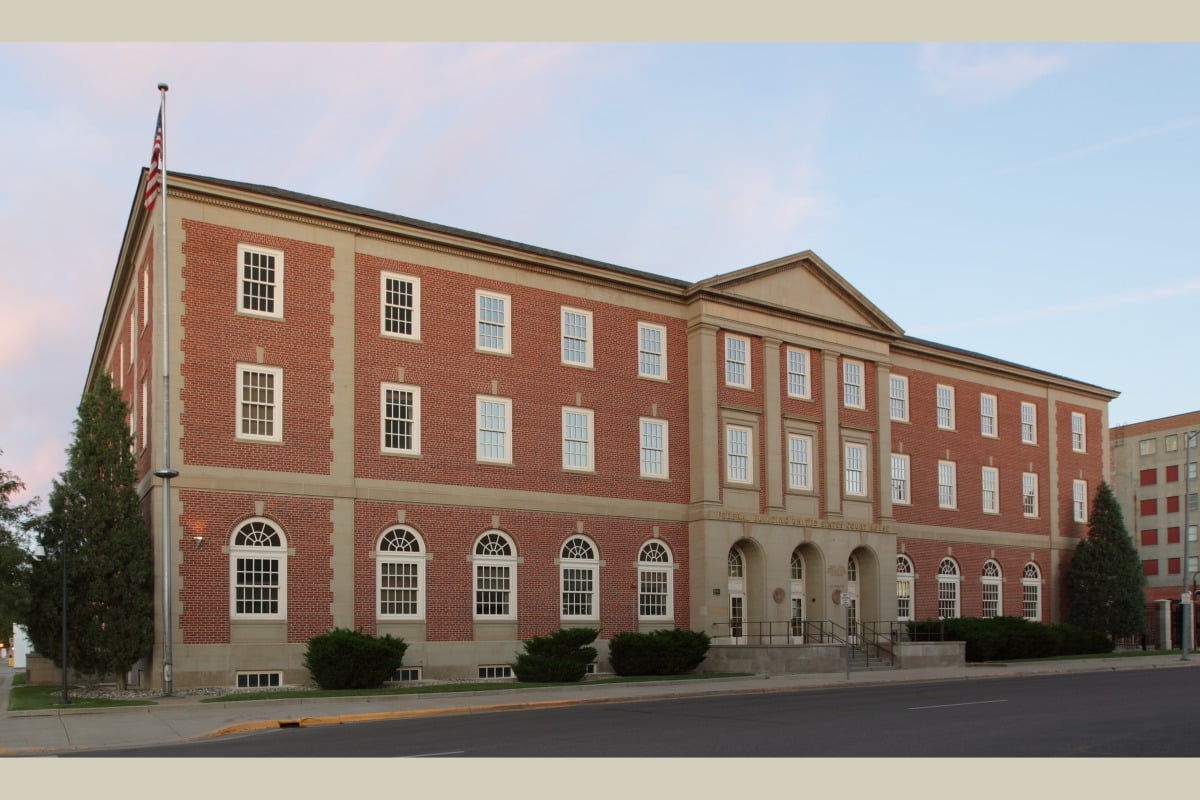 Print: Ewing T. Kerr Federal Building, Casper, Wyoming, 2009 - Walmart.com