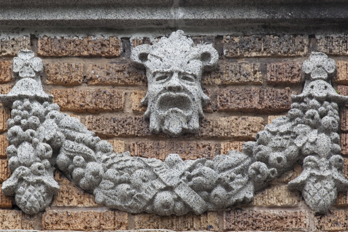 Print: Exterior Architectural Details Of The Saenger Theatre In Mobile ...