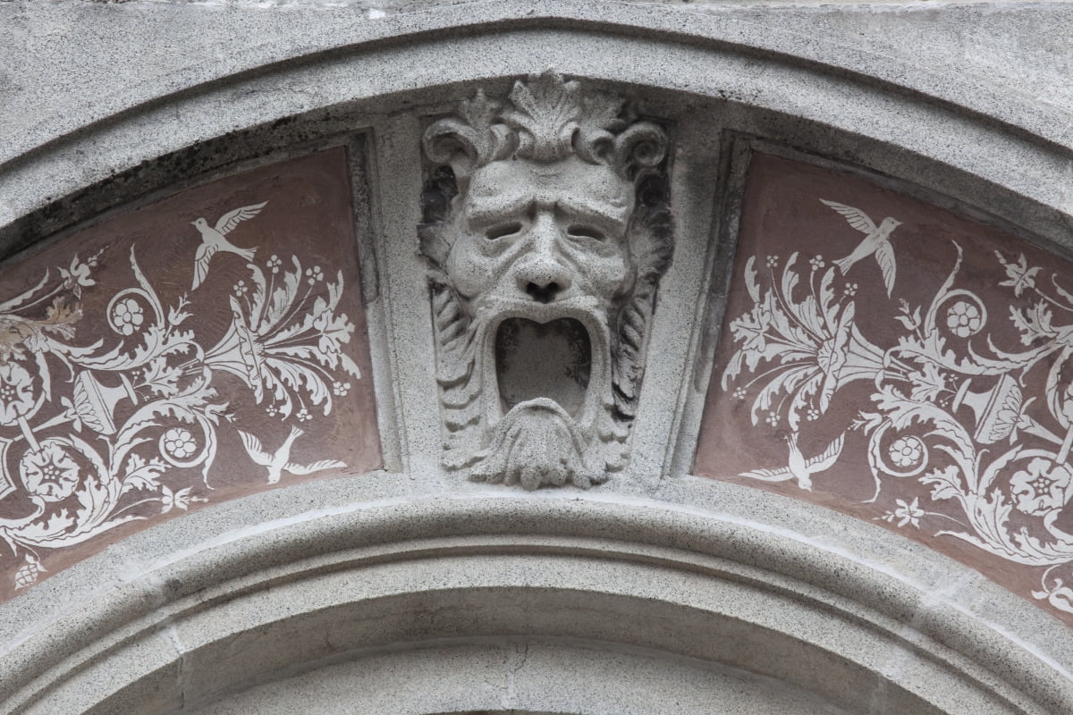 Print: Exterior Architectural Details Of The Saenger Theatre In Mobile ...
