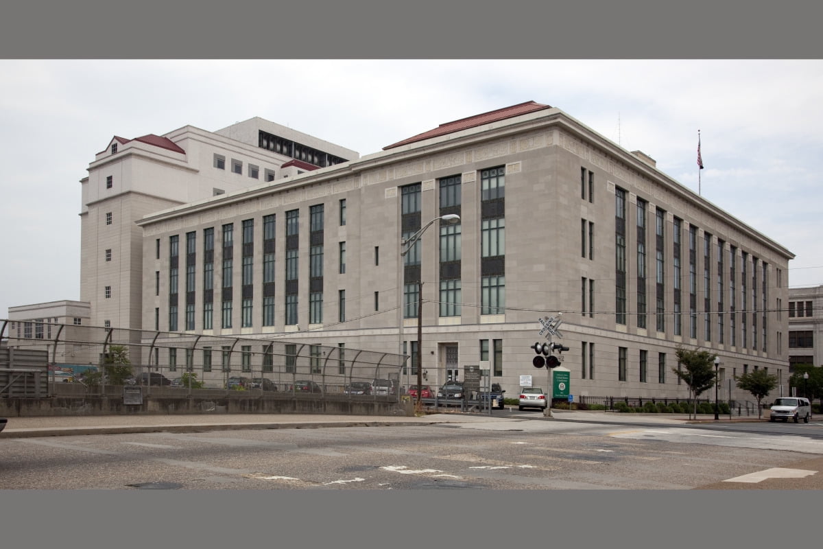 Print: Exterior, Clarkson S. Fisher Federal Building & U.S. Courthouse ...