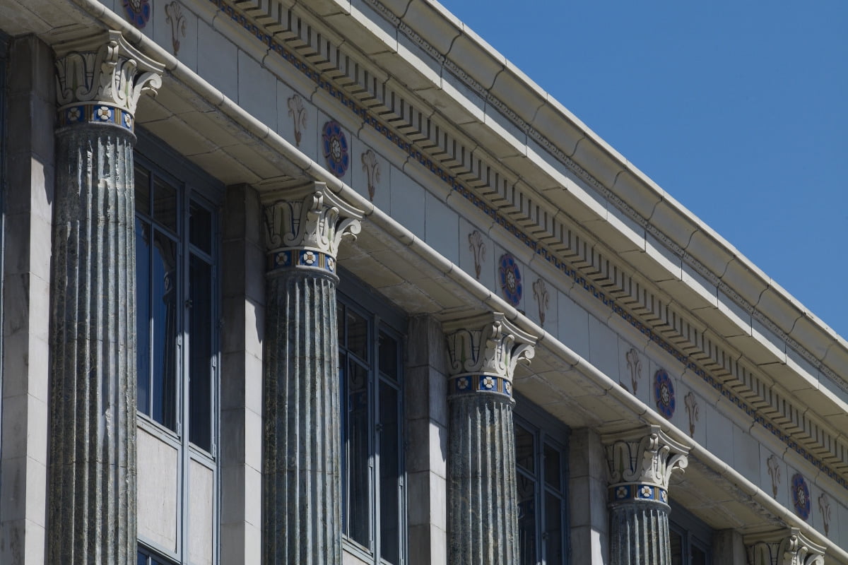 Print: Exterior Columns, William J. Nealon Federal Building And U.S ...