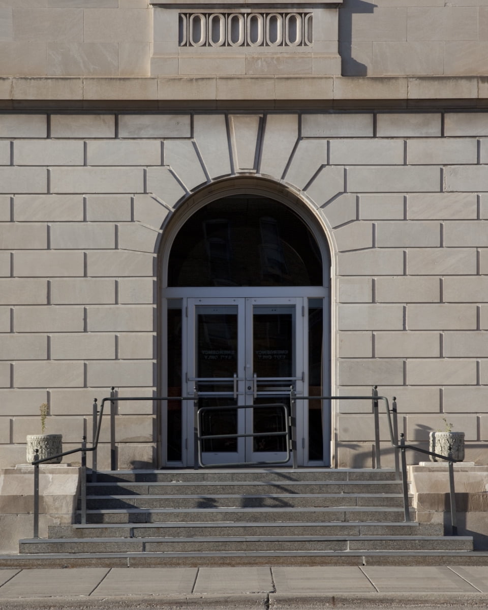 Print: Exterior Detail, Federal Building And U.S. Courthouse, Fargo ...