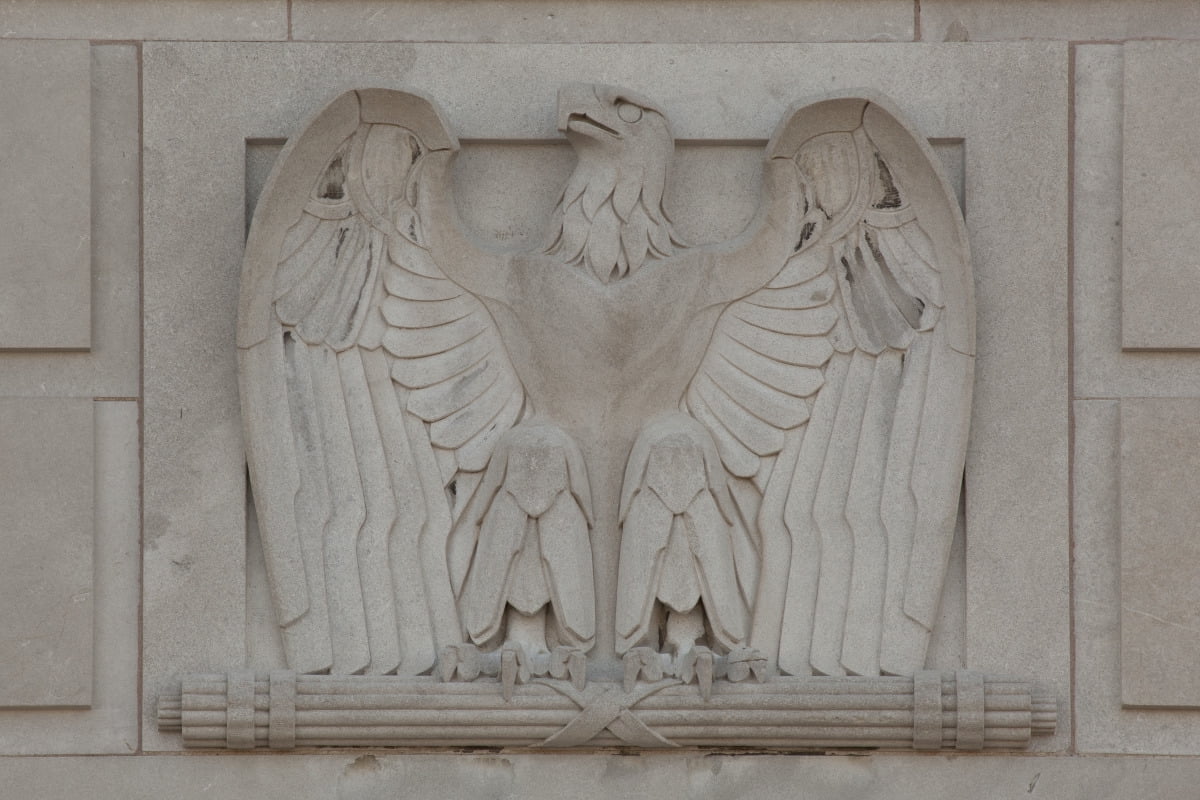 Print: Exterior Detail, Richard Sheppard Arnold U.S. Post Office And ...