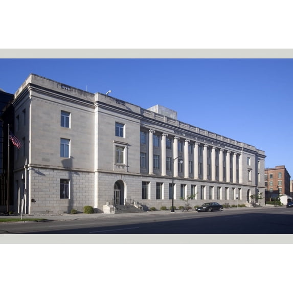 Print: Exterior, Federal Building And U.S. Courthouse, Fargo, North ...