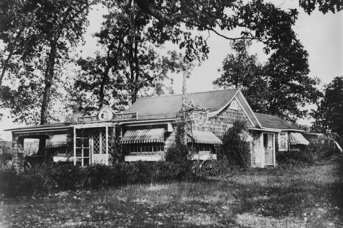 Print: Exterior Of The Better 'ole Tea Porch, Brookhaven, New York ...