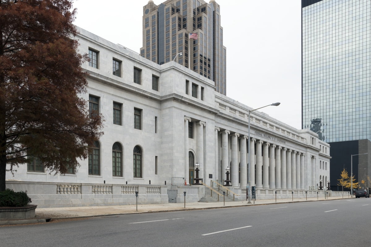 Print: Exterior. The Robert S. Vance Federal Building And U.S ...