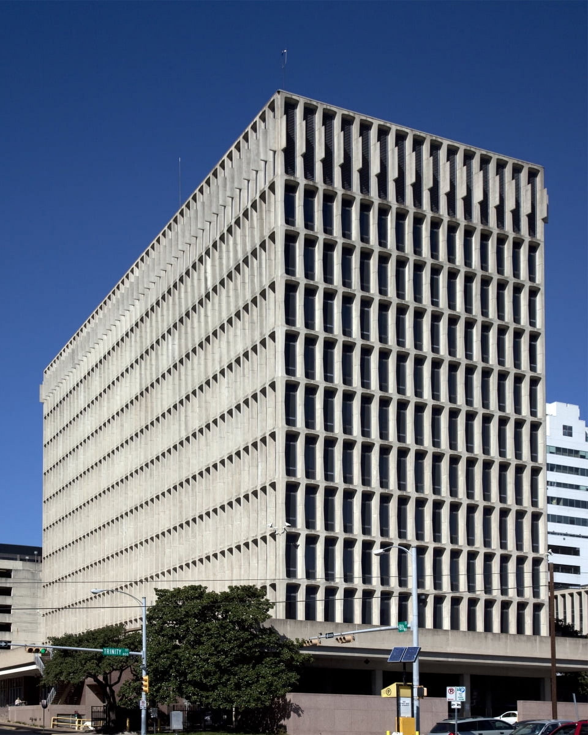 Print: Exterior View, J.J. Pickle Federal Building Located In Downtown ...