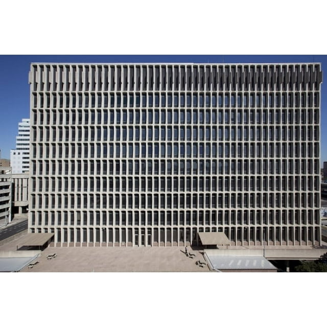 Print: Exterior View, J.J. Pickle Federal Building Located In Downtown ...