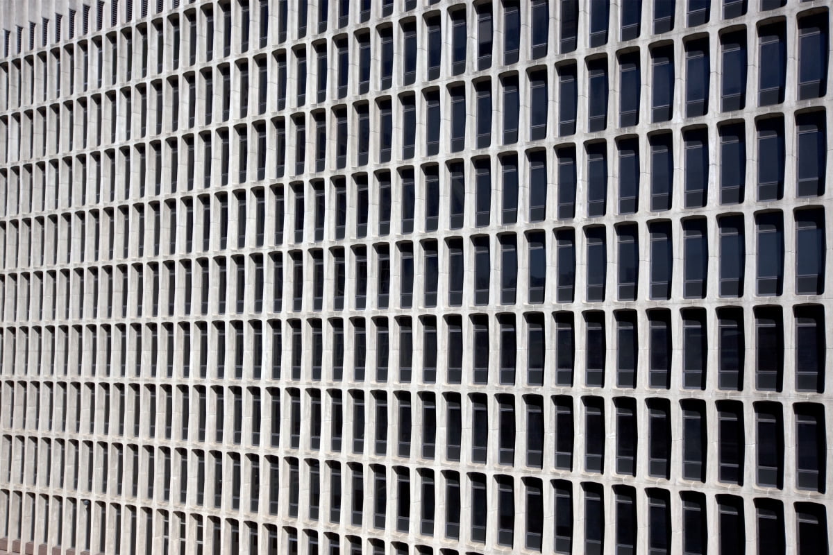 Print: Exterior View, J.J. Pickle Federal Building Located In Downtown ...