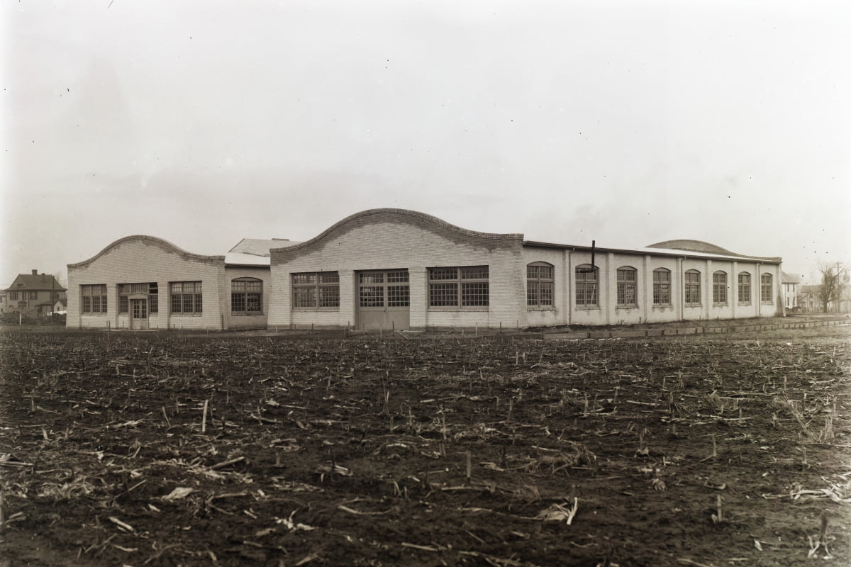 Print: Exterior View Of The Wright Company Factory; Dayton, Ohio, 1911 ...