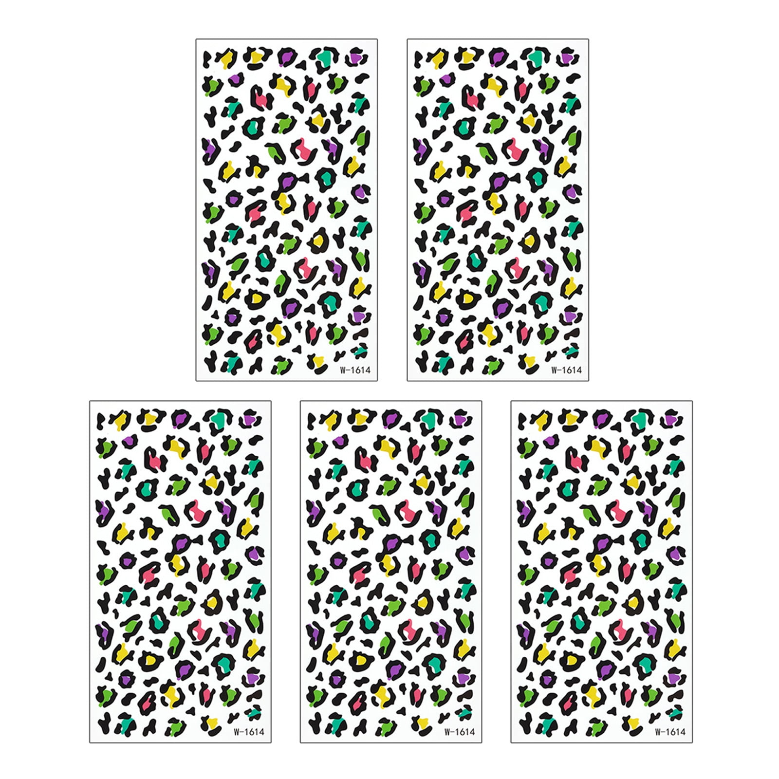 Print Face Decals Temporary Body Stickers With Hypoallergenics Water ...