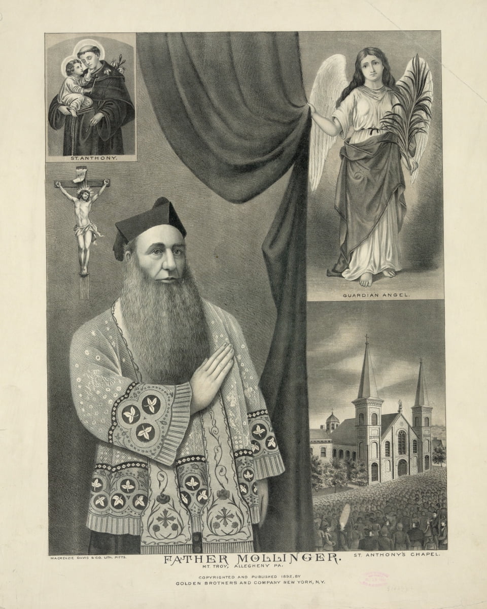 Print: Father Mollinger, 1893 - Walmart.com