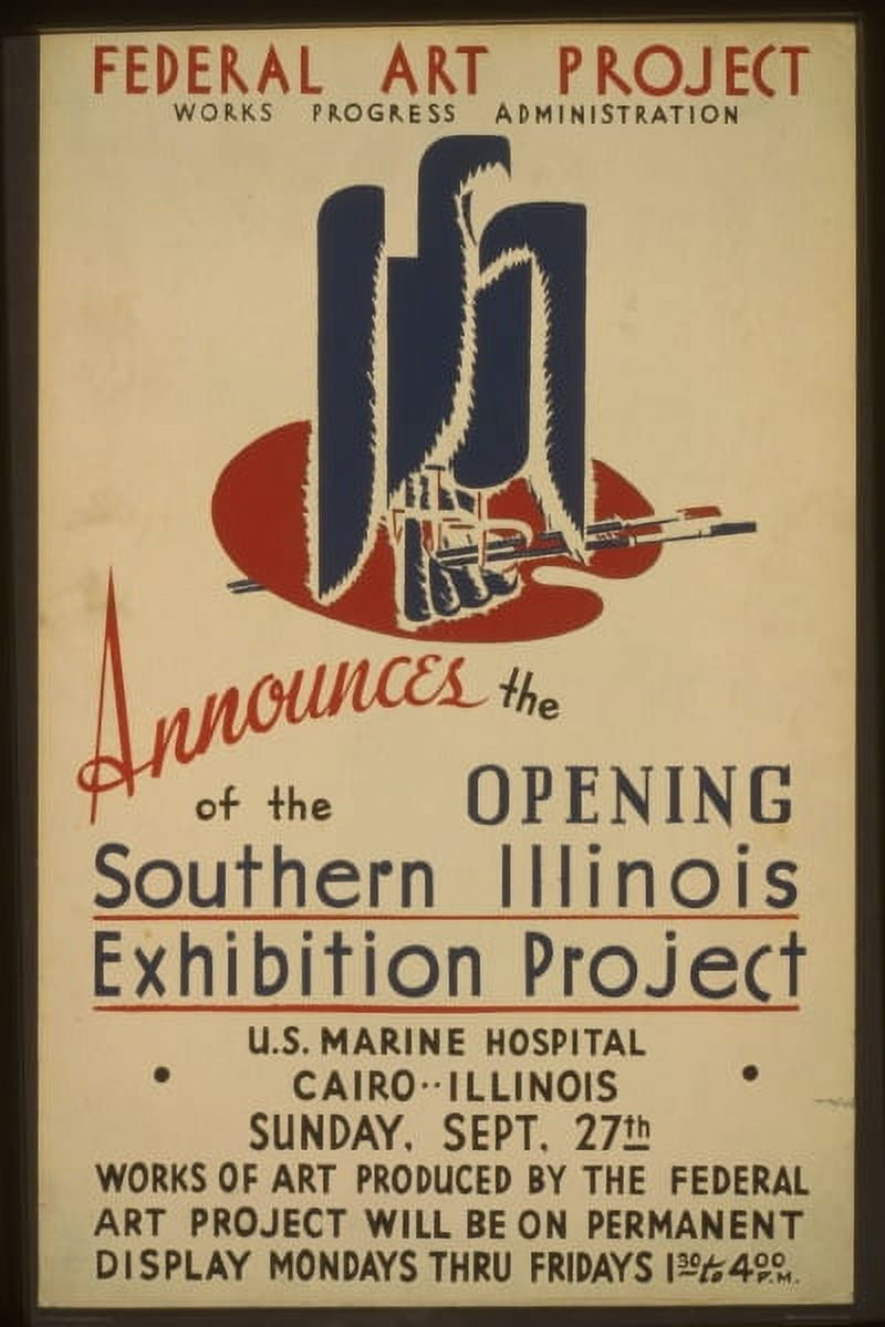 Print: Federal Art Project, Works Progress Administration, Announces ...