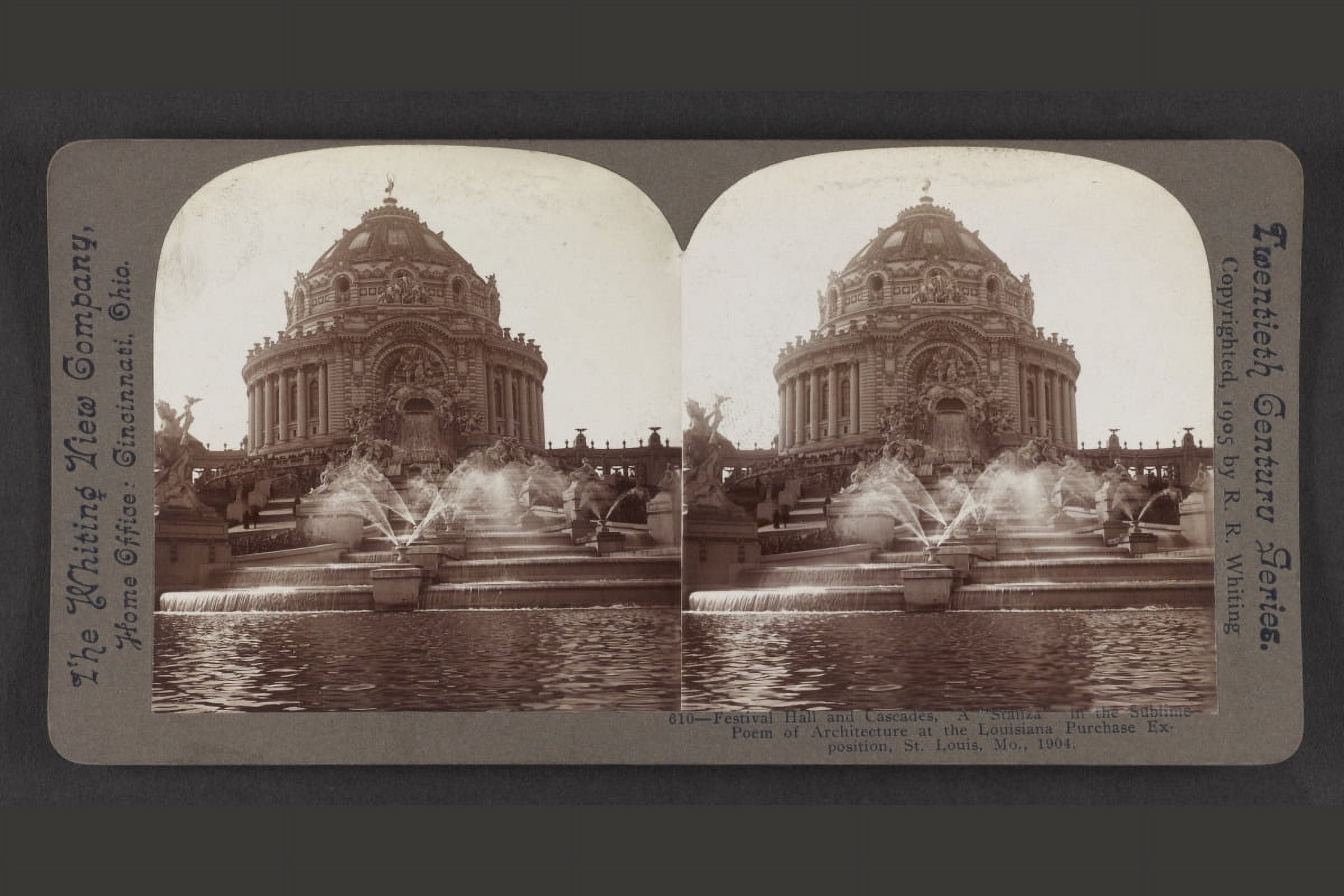 Print: Festival Hall And Cascades, A Stanza In The Sublime Poem Of ...