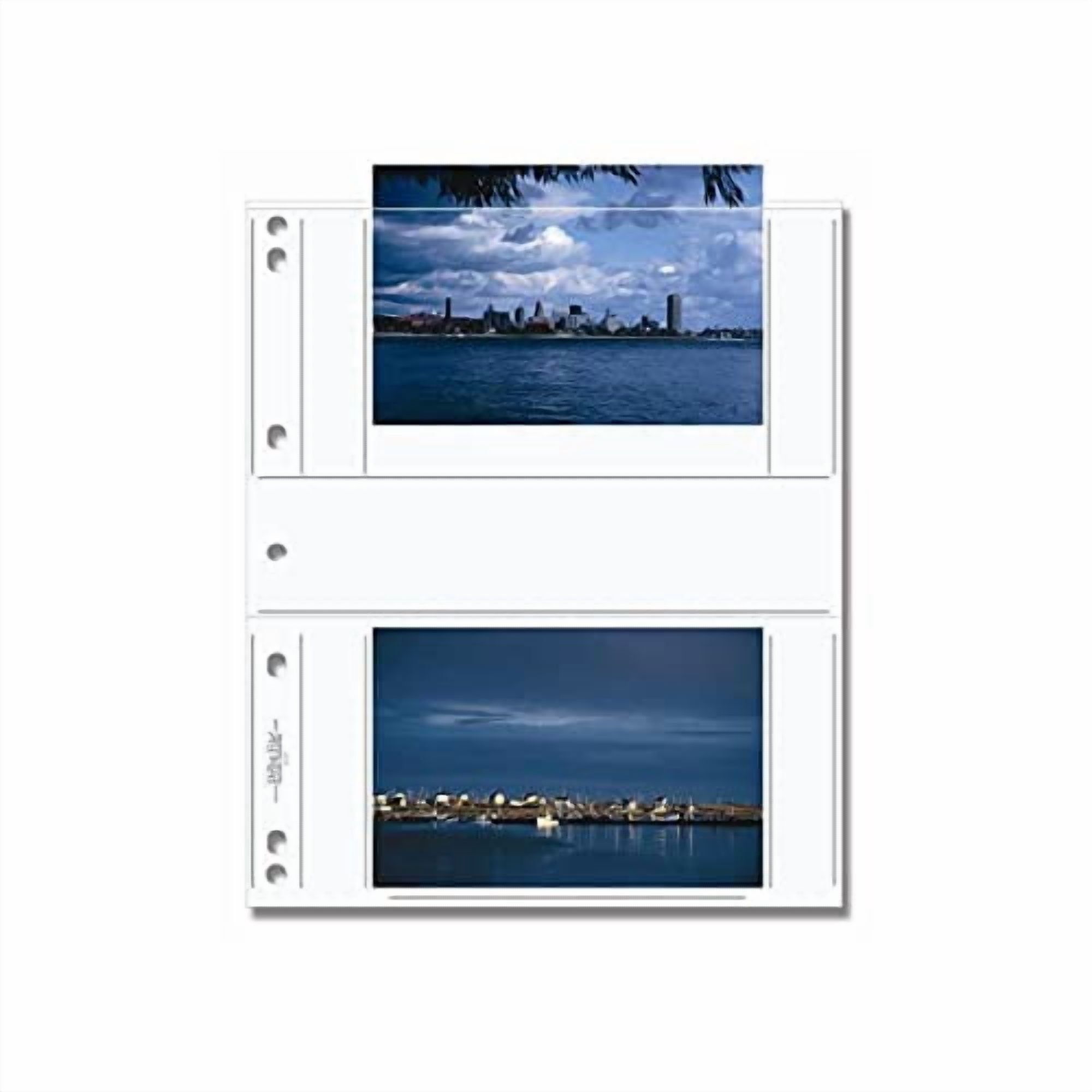 Print File 46-4P 8 Mil Polypropylene Photo Album Page for 4 Prints, 4x6 ...