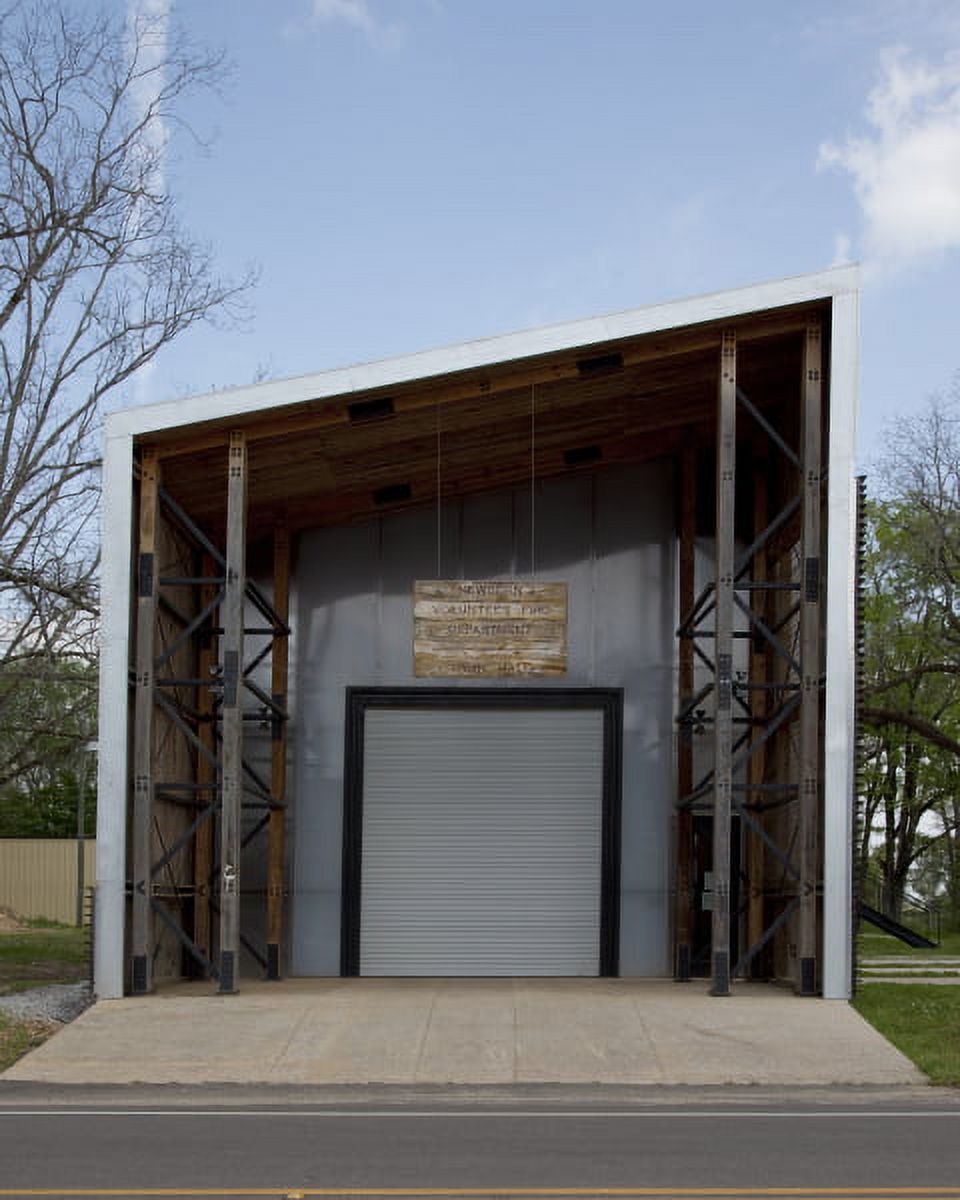 Print: Fire Department Designed By Rural Studio Architecture, Newbern ...
