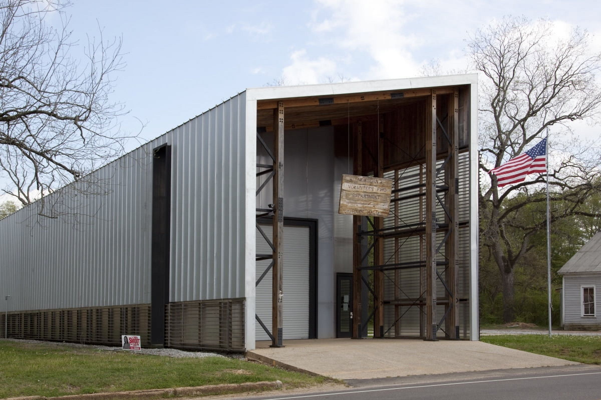 Print: Fire Department Designed By Rural Studio Architecture, Newbern ...