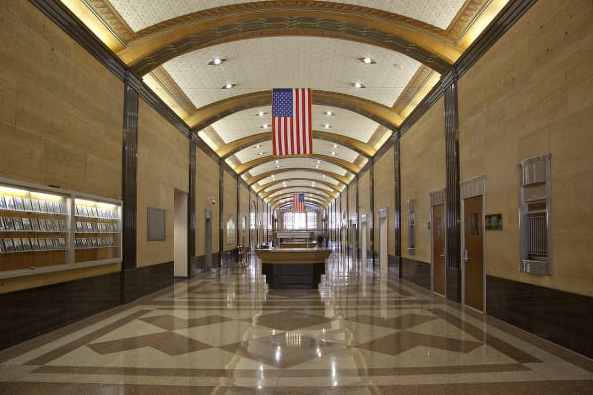 Print: First Floor Lobby, Theodore Levin United States Courthouse ...