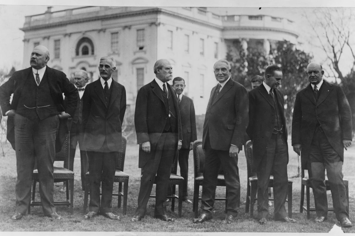 Print: First Pictures Of The Harding Cabinet, 1921 - Walmart.com