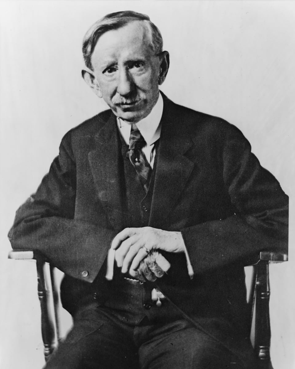 Print: Frank George Carpenter, Three-Quarter Length Portrait, Seated ...