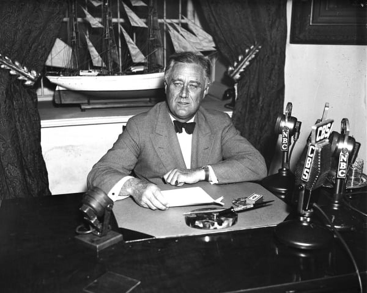Print: Franklin Delano Roosevelt, 1935 - Walmart.com