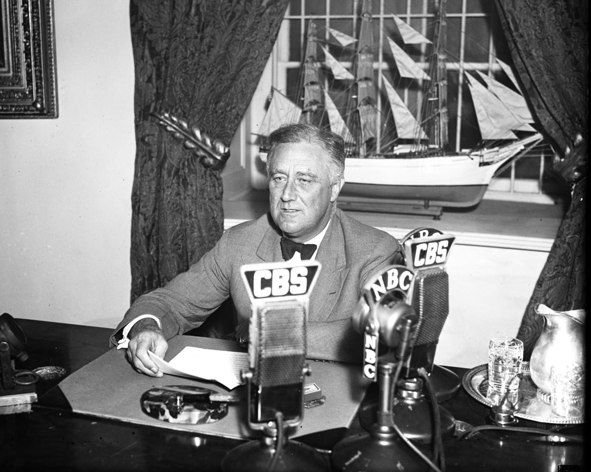 Print: Franklin Delano Roosevelt, 1935 - Walmart.com