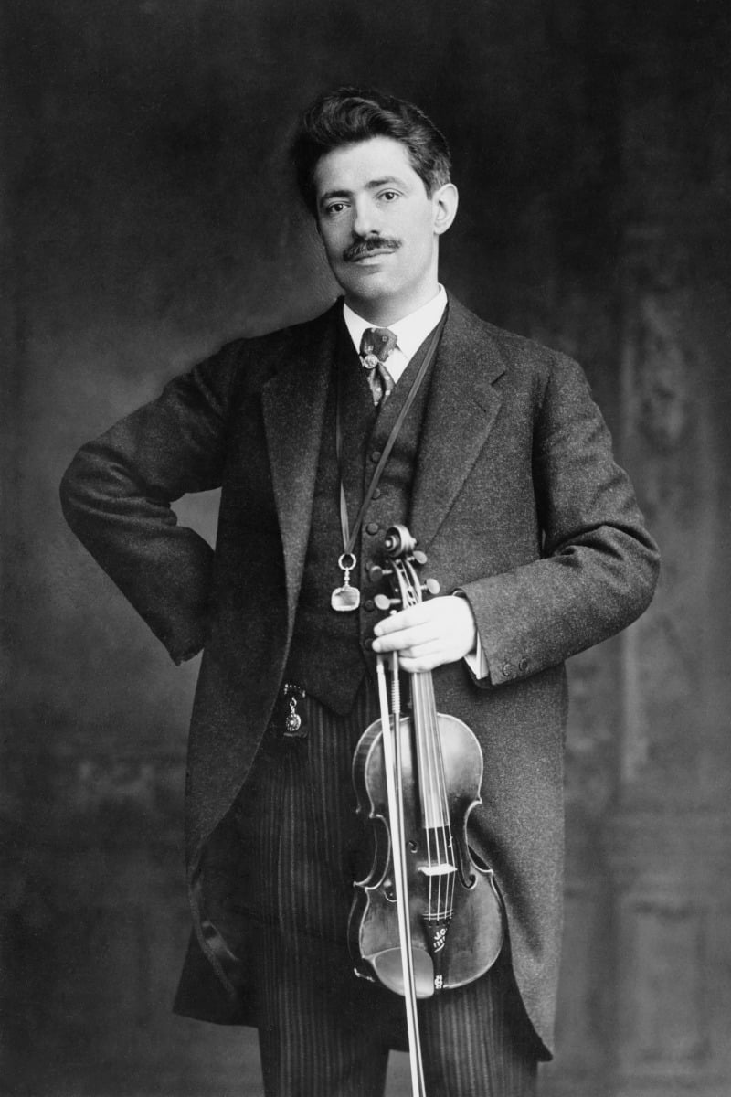 Print: Fritz Kreisler, Three-Quarter Length Portrait, Standing, Facing ...