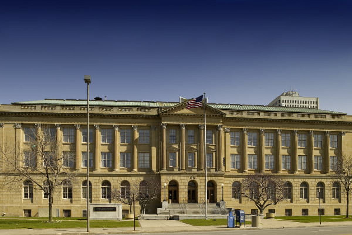 Print: Front Exterior, U.S. Courthouse, Toledo, Ohio, 2007 - Walmart.com