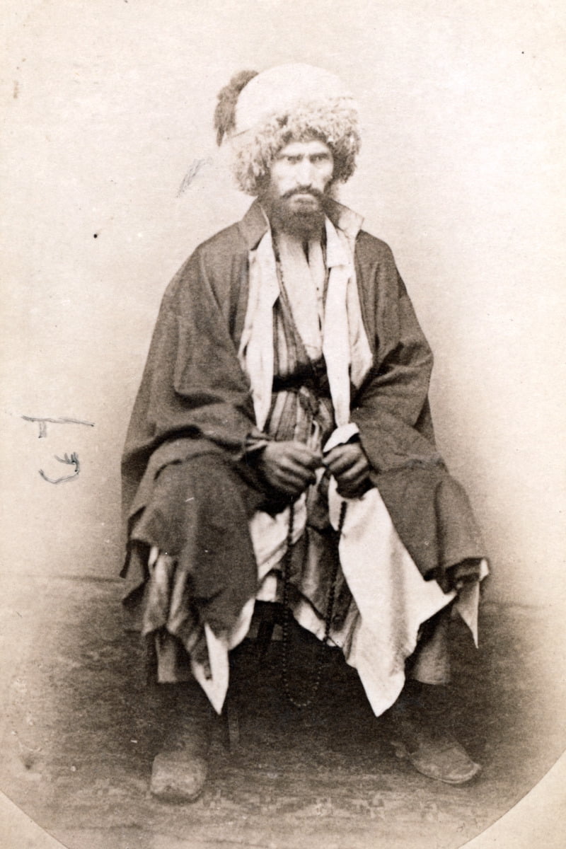 Print: Full-Length Portrait Of Man, Seated, Facing Front, circa 1870 ...