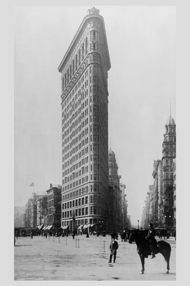 Print: Fuller Building (The Flatiron), 1905 - Walmart.com