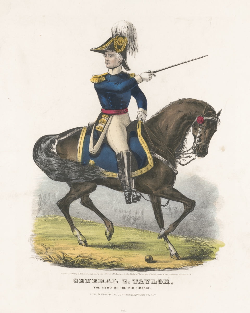 Print: General Z. Taylor: The Hero Of The Rio Grande, 1846 - Walmart.com