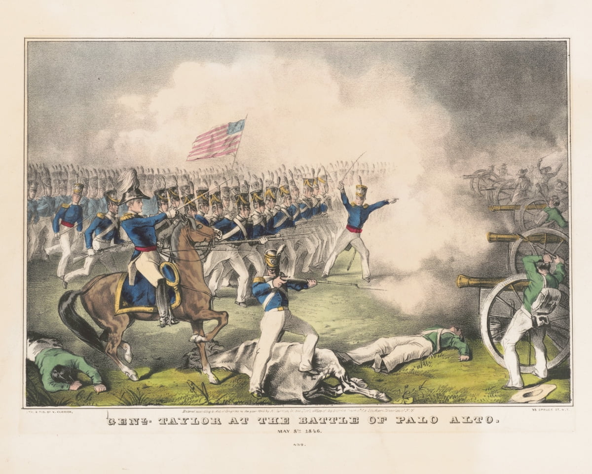 Print: Genl. Taylor At The Battle Of Palo Alto: May 8th 1846 - Walmart.com