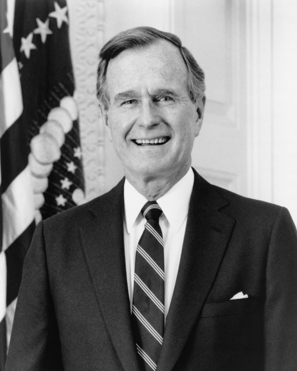 Print: George Bush, Half-Length Portrait, Facing Front, 1989 - Walmart.com