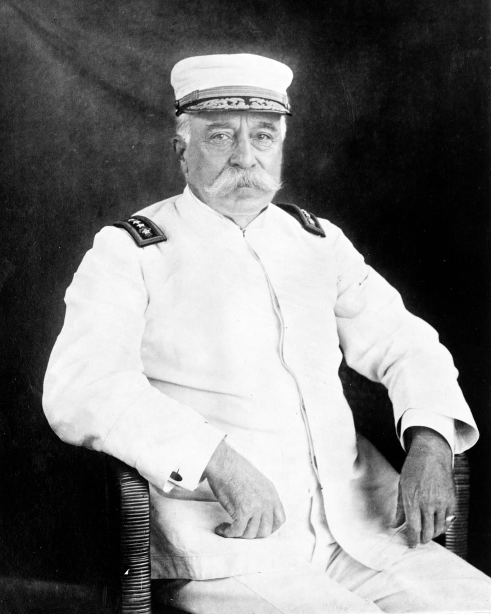Print: George Dewey, Three-Quarter Length Portrait, Seated, Facing ...