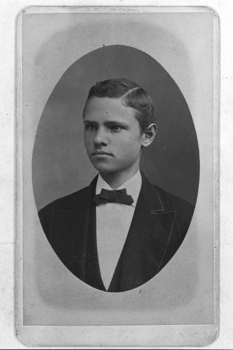 Print: George Goethals, Head-And-Shoulders Portrait, As A Young Man ...