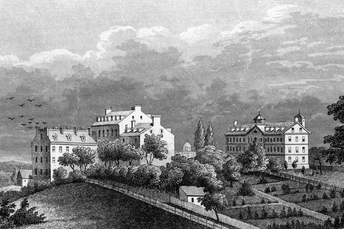 Print: Georgetown College D.C., circa 1789 - Walmart.com