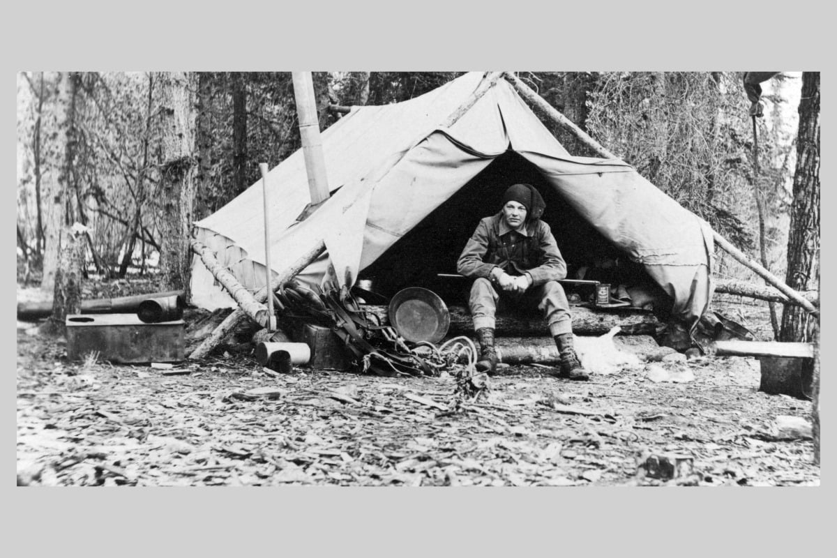 Print: Gov. George Parks In Camp, 1915 - Walmart.com