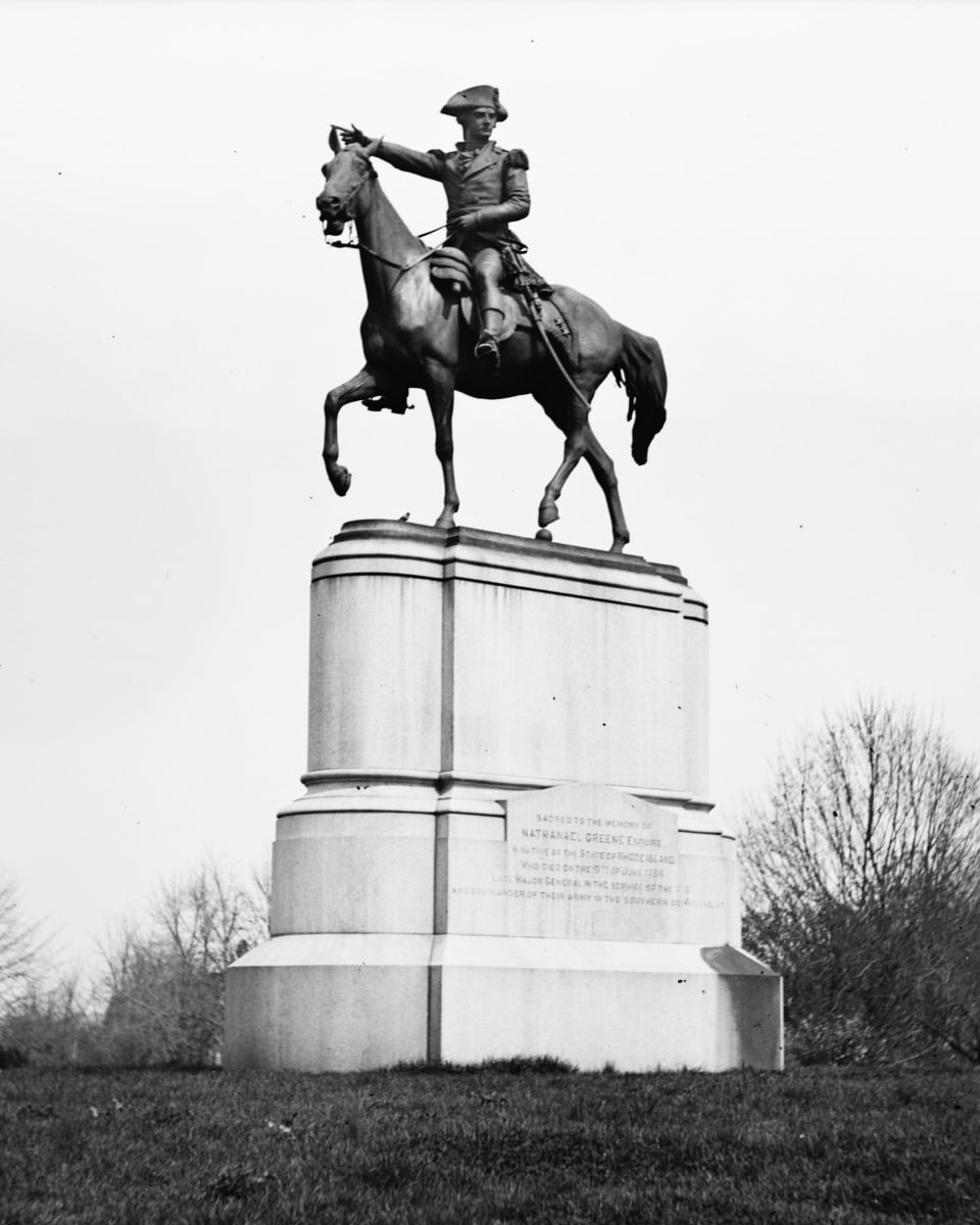 Print: Greene Statue, circa 1918 - Walmart.com