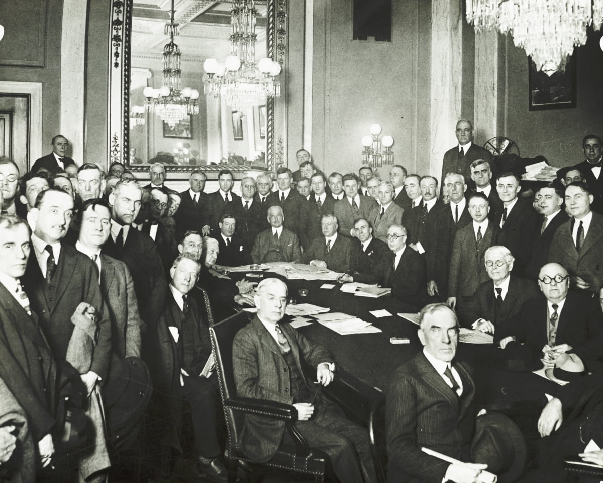 Print: Group Portrait Of Members Of Congress, circa 1919-1932 - Walmart.com