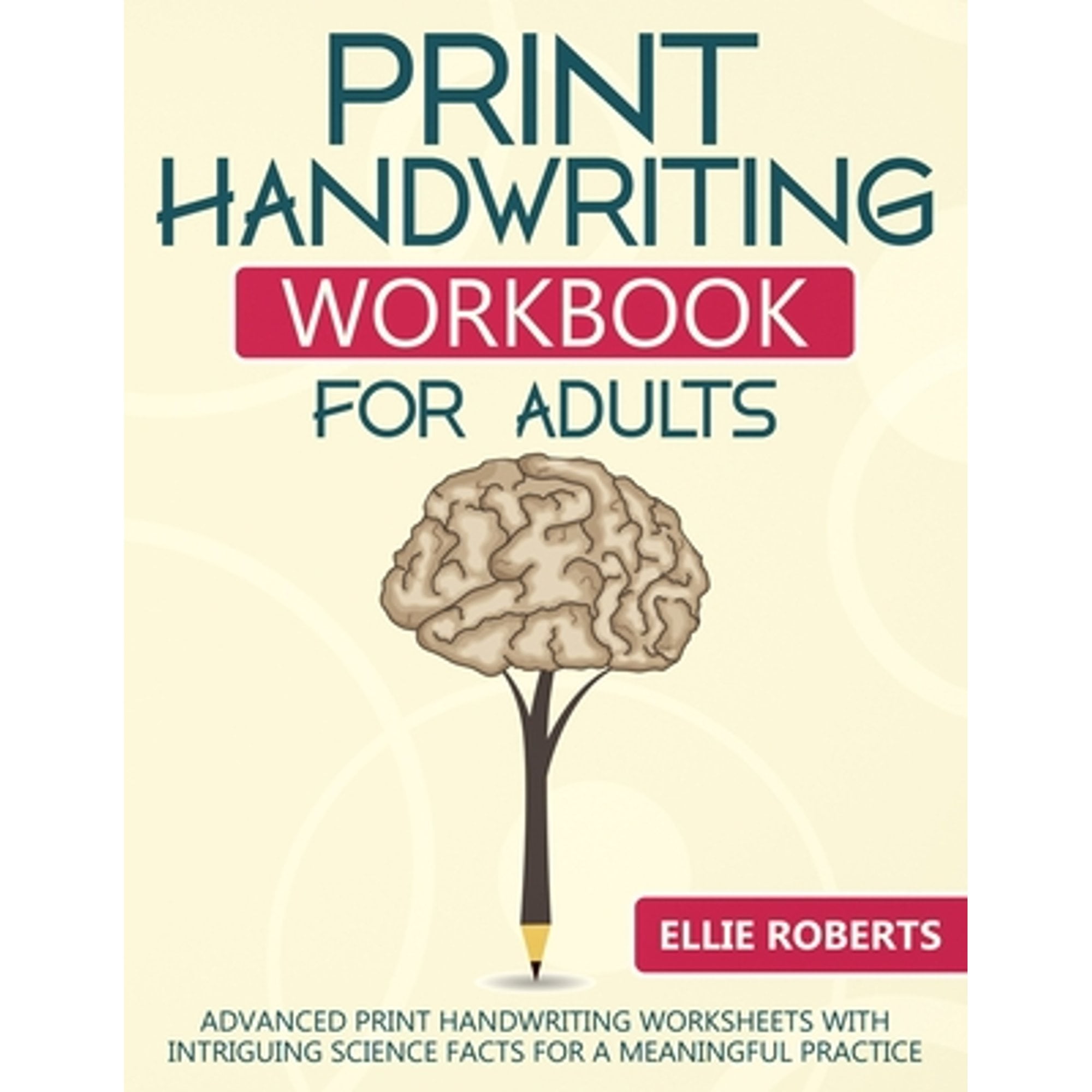 Pre-Owned Print Handwriting Workbook for Adults: Advanced Print ...