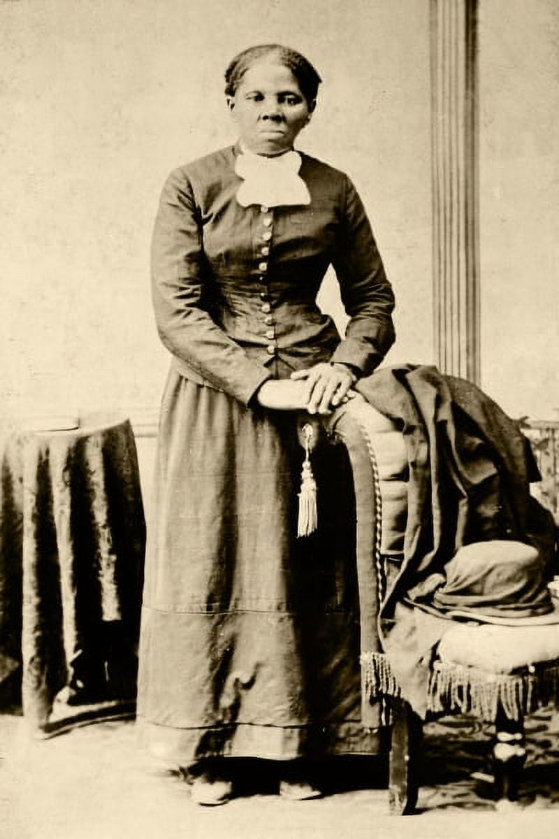 Print: Harriet Tubman, Full-Length Portrait, circa 1871 - Walmart.com