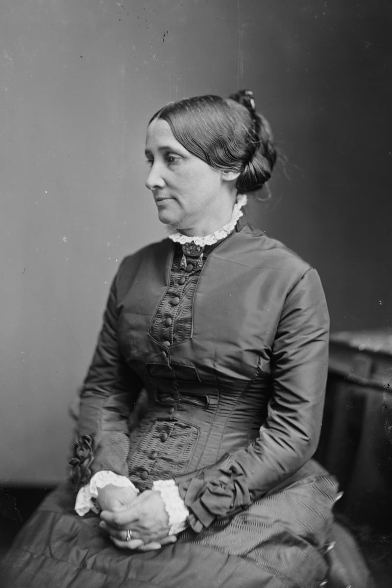 Print: Hayes, Mrs. Rutherford B., circa 1865 - Walmart.com