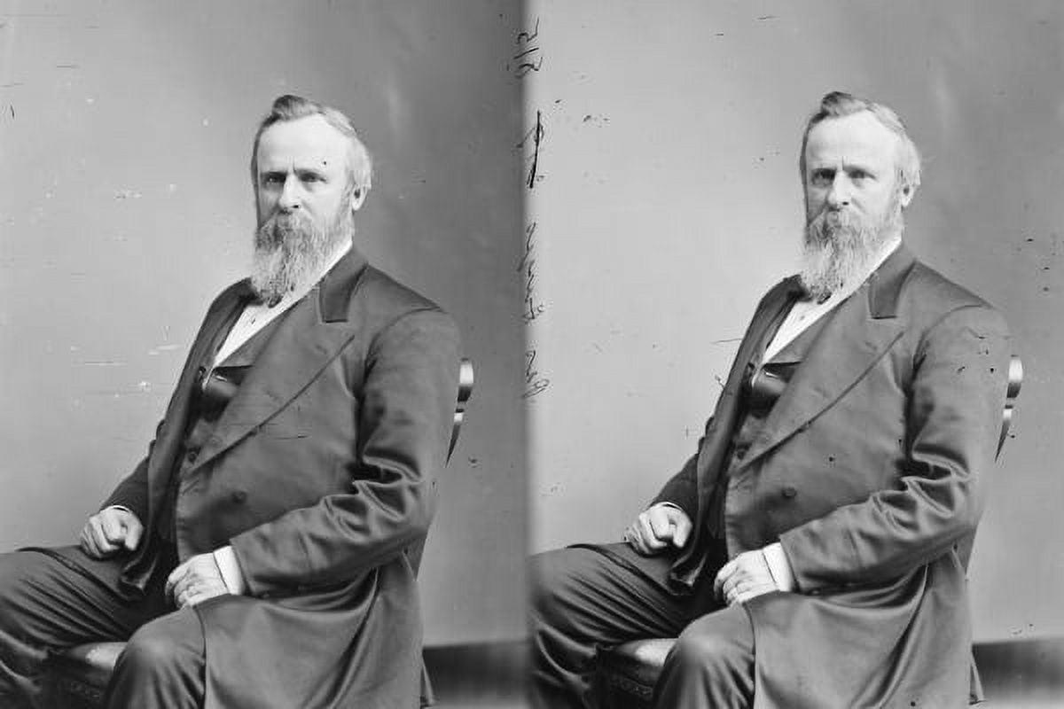 Print: Hayes, President Rutherford B. (3/4 Standing), circa 1865 ...