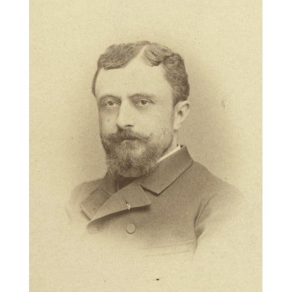 Print: Head-And-Shoulders Portrait Of Unidentified Man, circa 1880 ...