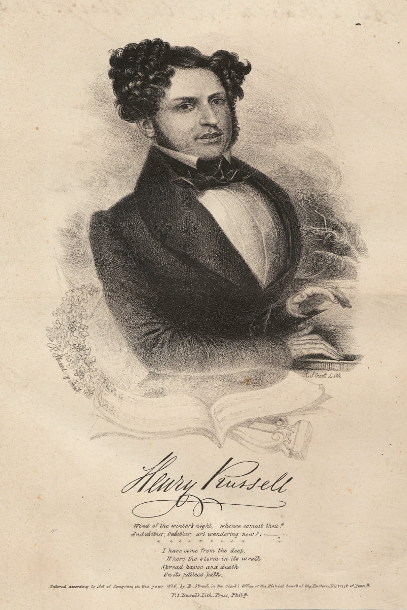 Print: Henry Russell, 1838 - Walmart.com