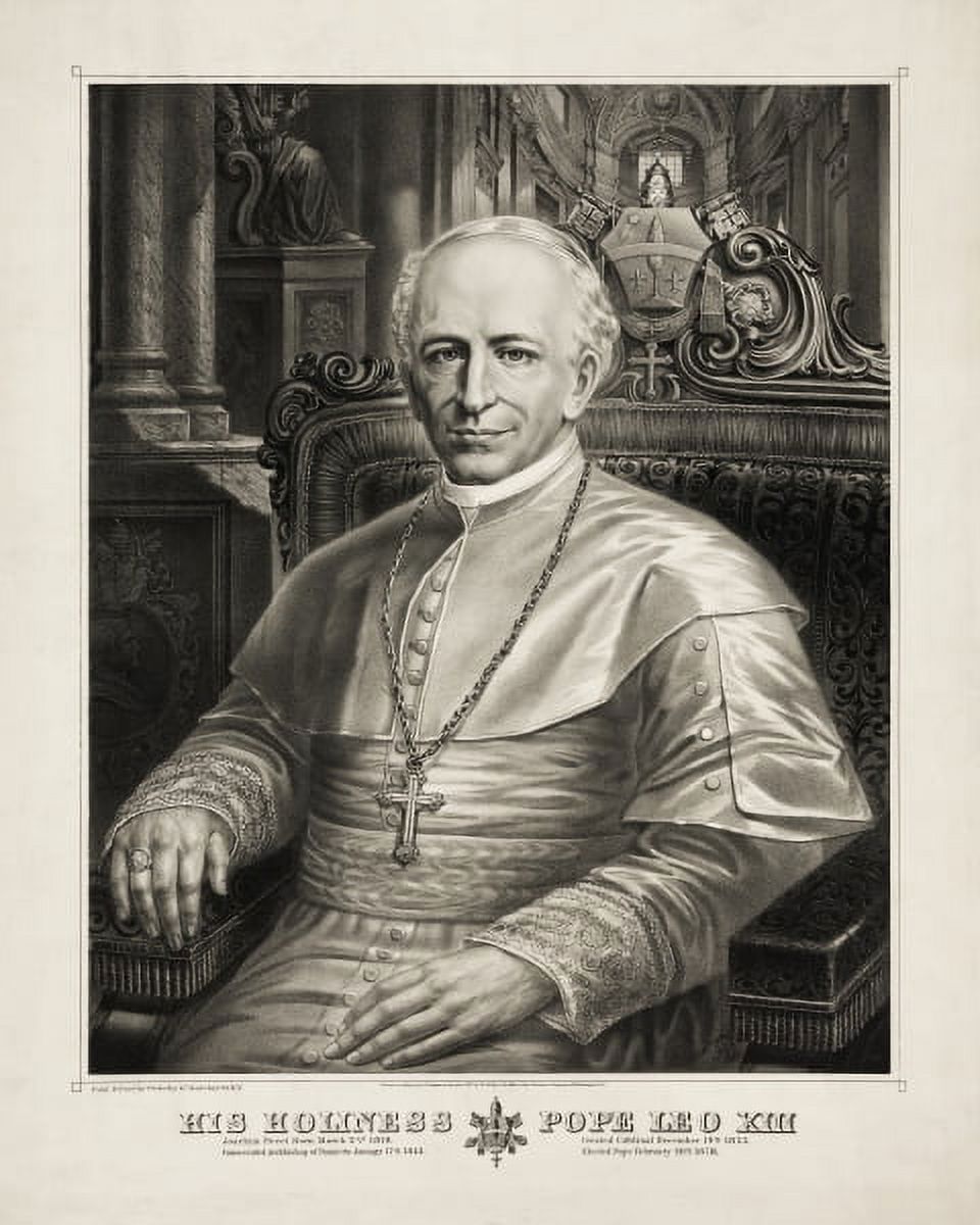 Print: His Holiness Pope Leo XIII, 1878 - Walmart.com