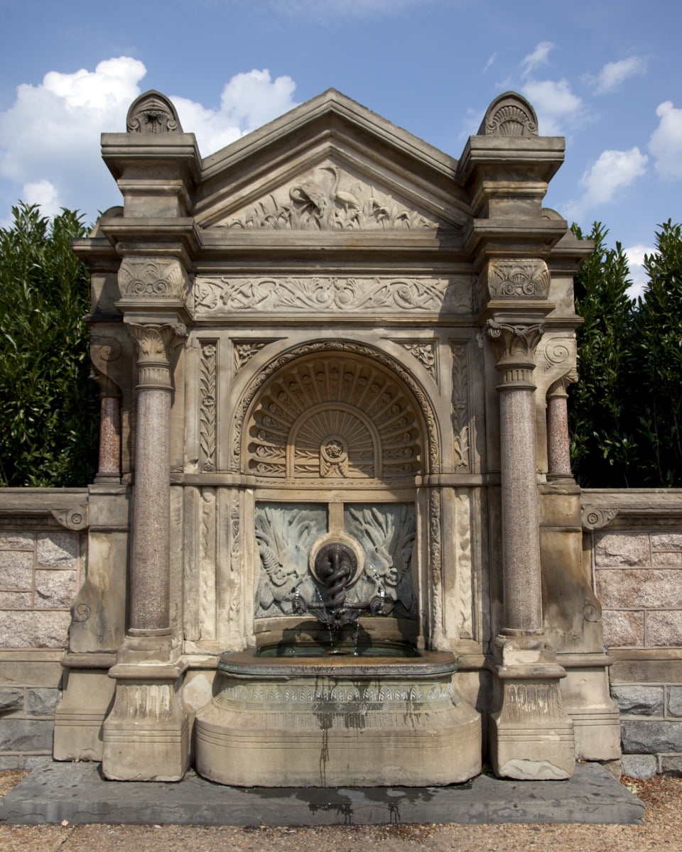 Print: Historic Architectural Stonework On The Capitol Grounds ...